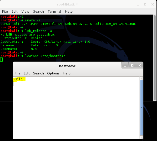 How to change hostname in Kali Linux? - blackMORE Ops How to change hostname in Kali Linux? - blackMORE Ops