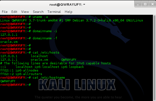 How to change hostname in Kali Linux? - blackMORE Ops How to change hostname in Kali Linux? - blackMORE Ops