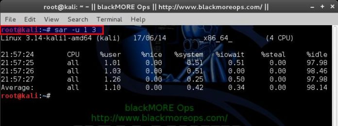 How To Use Sar For Monitoring Your Linux System Sysstat Sar Examples And Usage Blackmore Ops