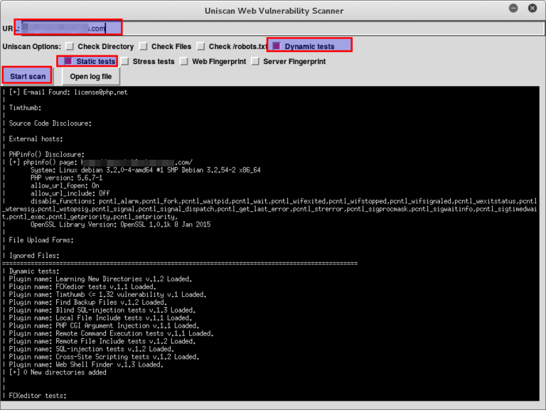 Scan Website For Vulnerabilities In Kali Linux Using Uniscan Blackmore Ops
