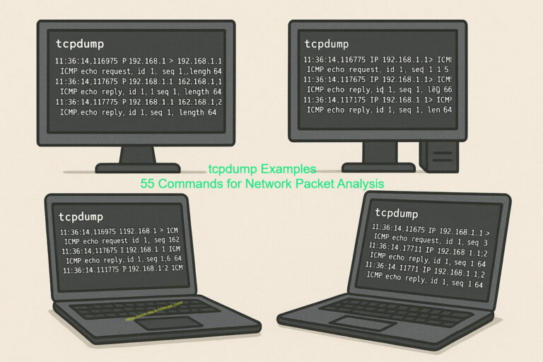 Tcpdump Examples 55 Commands For Network Packet Analysis Blackmore Ops